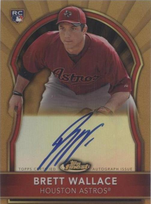 2011 Topps Finest - Brett Wallace #69 Rookie Autographs Gold Refractor /75 (AU) for sale online ...
