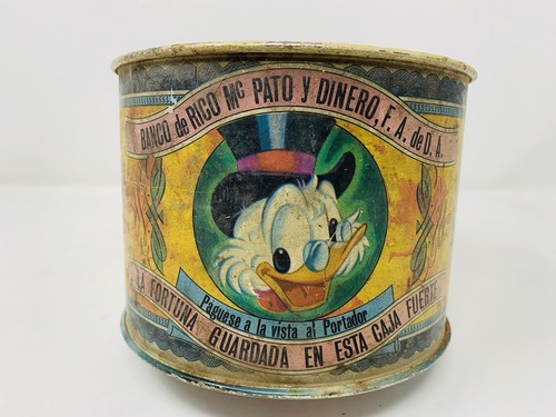 Vintage Donald Duck Tin Combination Coin Bank-Made In Mexico F.Y.M.M.S ...