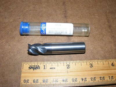 Garr End Mill Carbide 4 Flute VRX 1/2 x 2 - 1/2 x 5/8 62525 UNUSED (zz2 ...