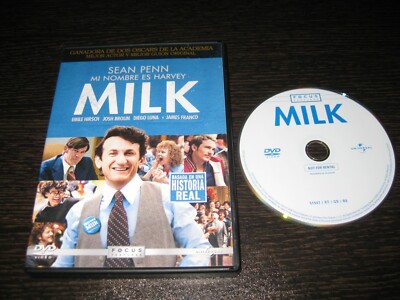 Milk Dvd Sean Penn Josh Brolin Diego Luna James Franco | eBay