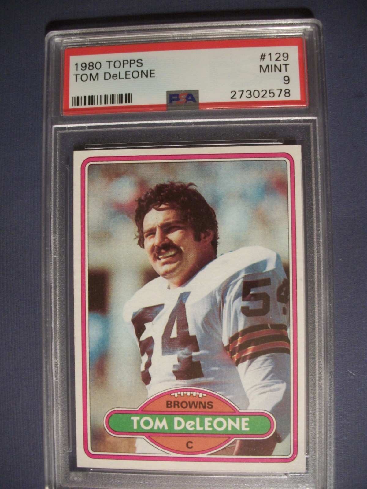 TOM DELEONE 1980 Topps #129 PSA MINT 9 Browns | eBay