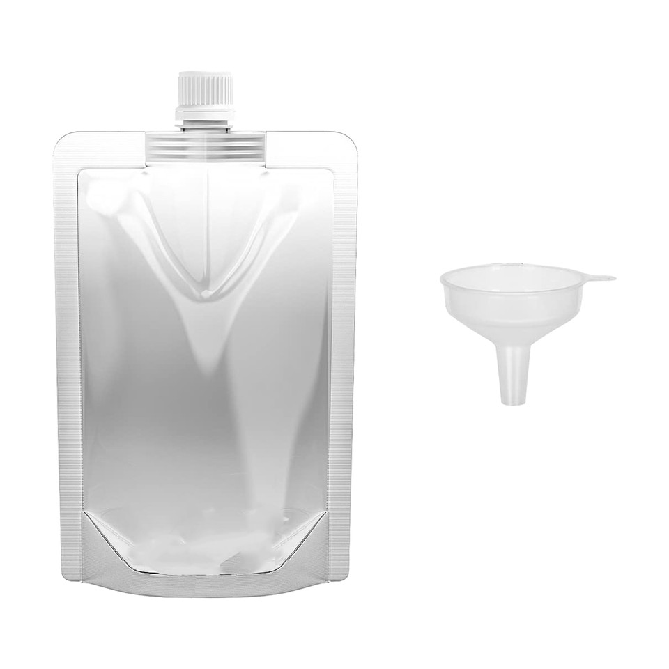 10X Liquid Pouch Food Grade Leak Proof with Screw Cap Fluid Bags with ...