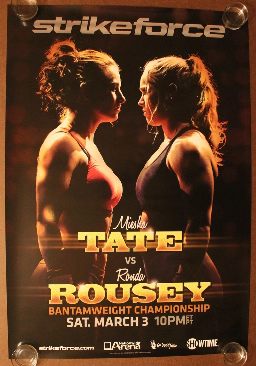 Rousey Vs Tate 2 Poster