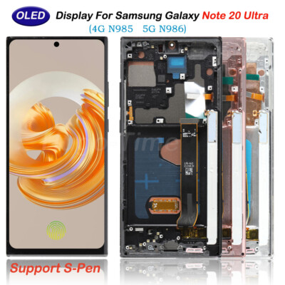 For Samsung Galaxy Note 20 Ultra N985 N986 LCD Display Screen ...
