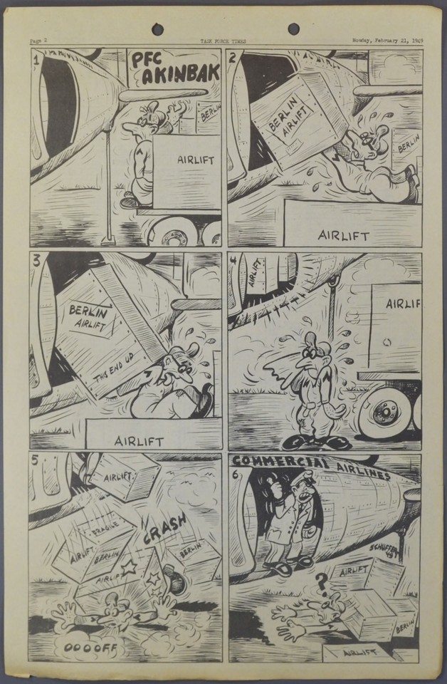 1949 COMBINED AIRLIFT TASK FORCE TIMES Military Newspaper VOL II NO 137 ...