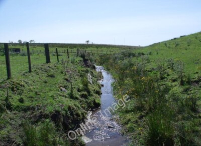 Photo 6x4 Easter Whins, the North Calder Water Limerigg View downstream ...