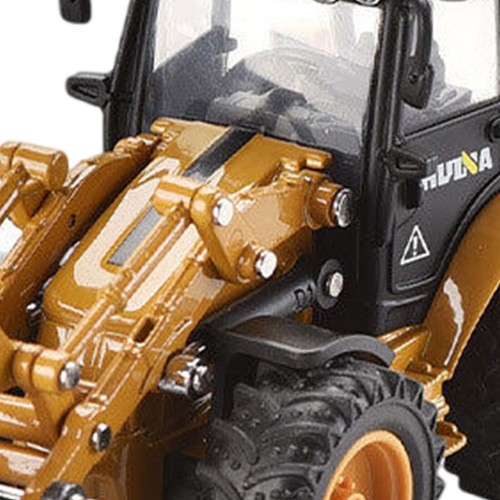 1:50 Backhoe Loader Excavator Toy Diecast Metal Construction Truck Toys ...