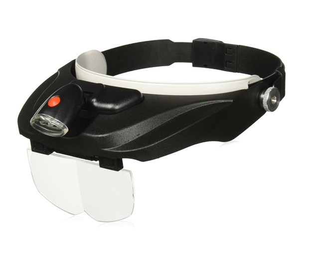 Carson Optical Pro Series MagniVisor Deluxe Head-worn LED Lighted ...