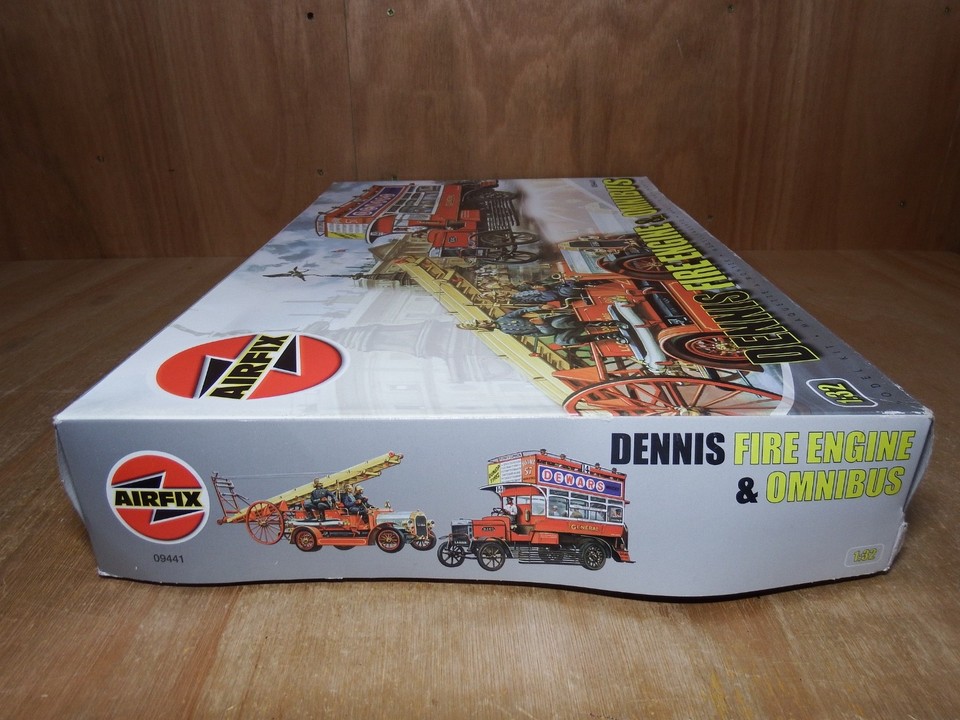Airfix 1:32 Dennis Fire Engine & Omnibus two model kit set 09441 | eBay UK
