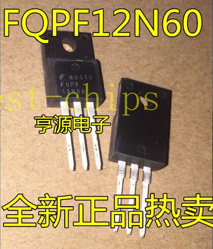 10PCS FQPF12N60C 12N60C 12N60 N-Channel MOSFET New TO-220F #A6-22 | eBay