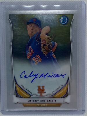 CASEY MEISNER 2014 TOPPS BOWMAN CHROME ON CARD AUTO #BCAP-CM | eBay