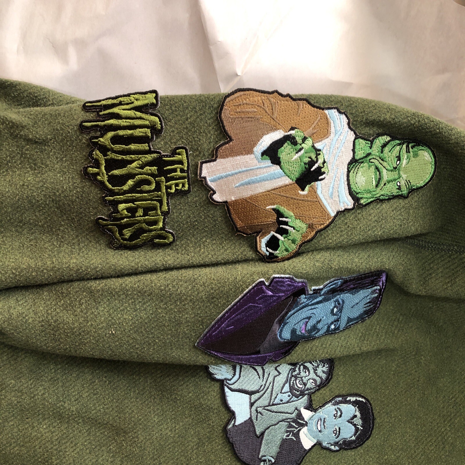 The Munsters TV Show Decals On Tommy Bahama Long Slee… - Gem