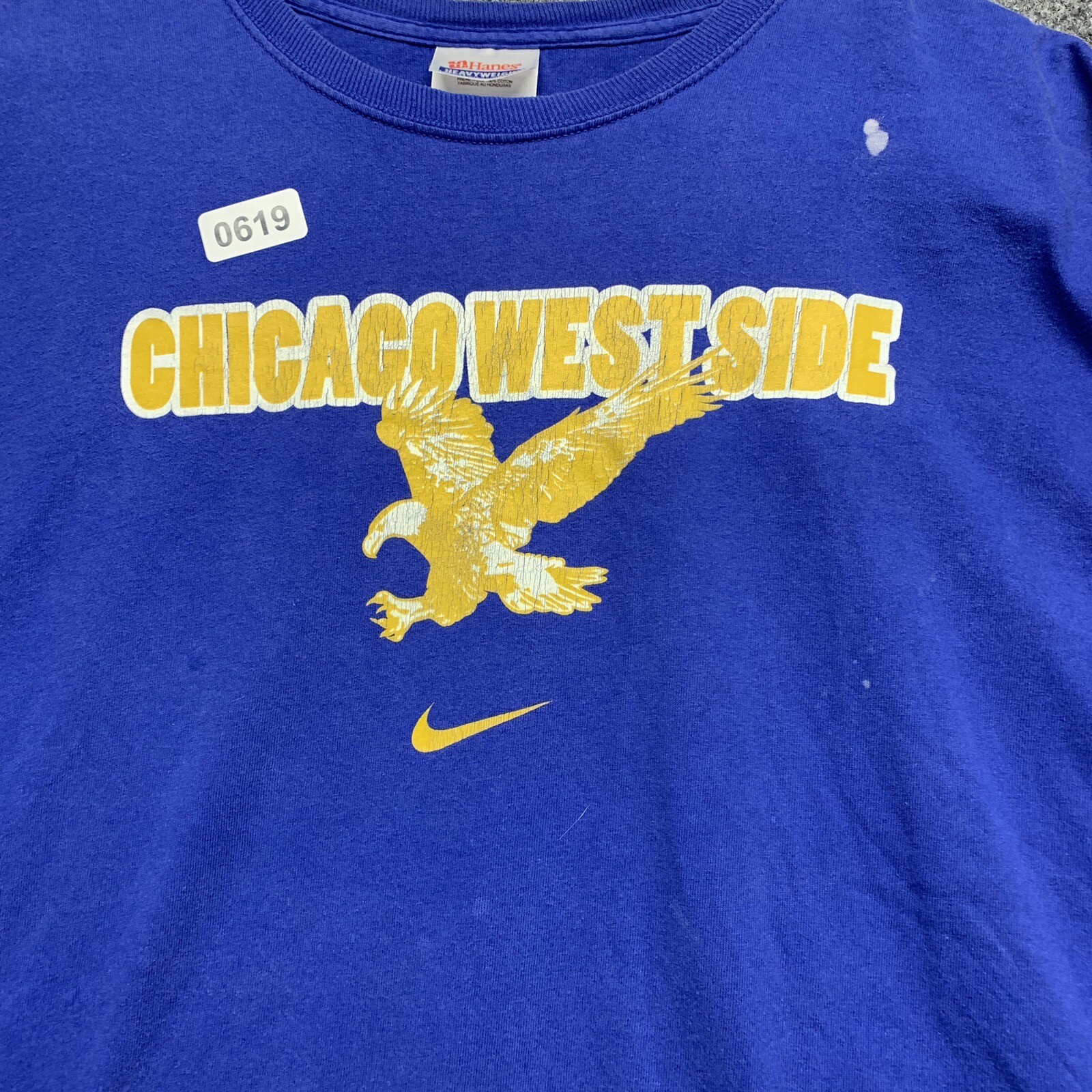 Chicago Westside T-shirt Adult Size Extra Large Blue Short Sleeve Mens ...