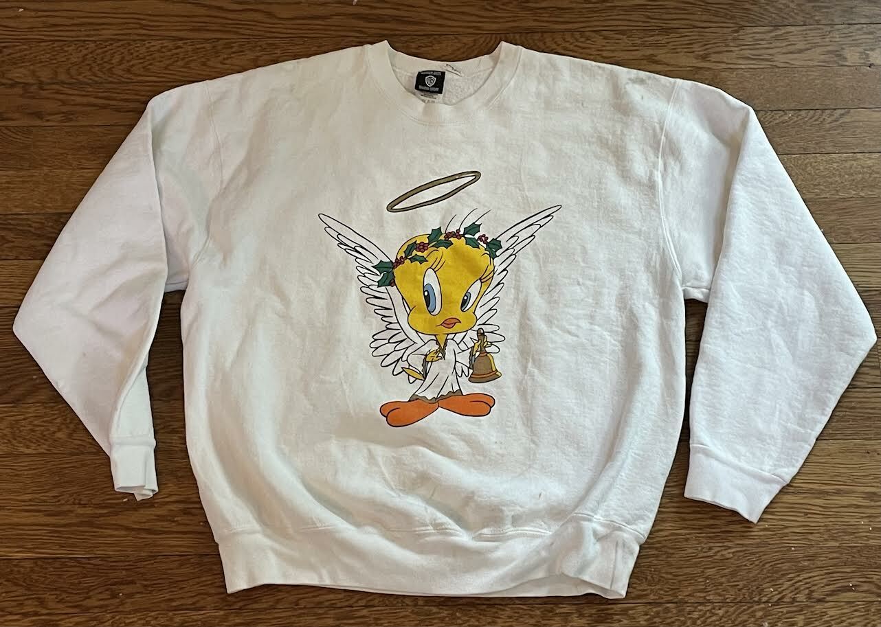 Tweety Bird Angel Looney Tunes Vintage Cartoon 1990s … - Gem