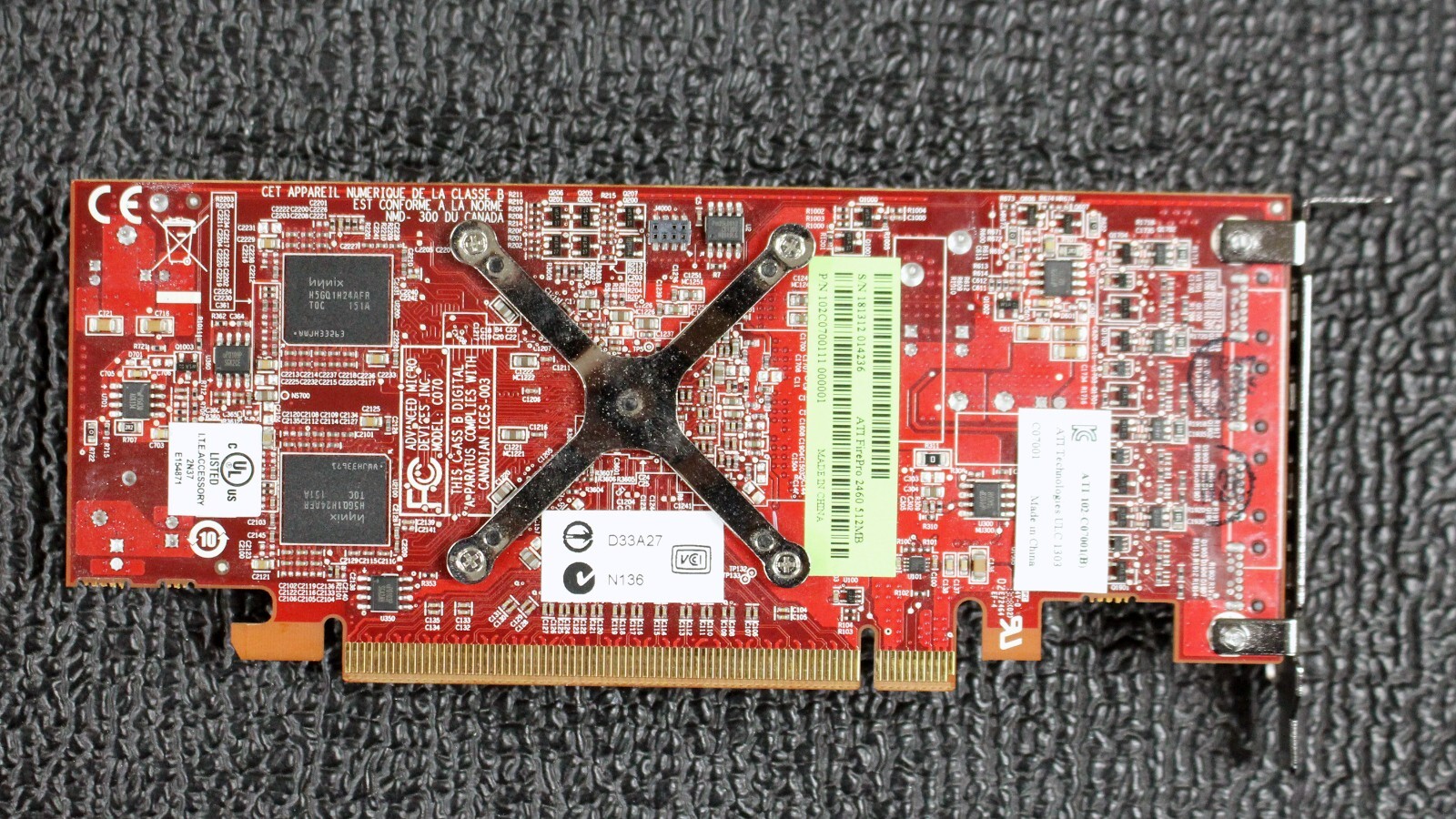 ATI FirePro 2460 512MB 4x Mini DP Low Profile PCI Express Video Card ...