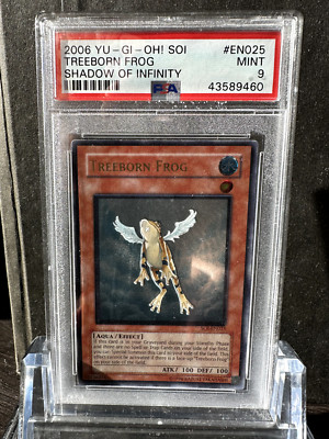 2006 Treeborn Frog (Ultimate Rare) - PSA 9 Unlimited - SOI-EN025 Yugioh ...