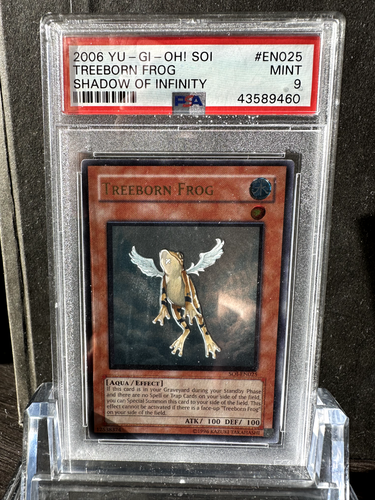 2006 Treeborn Frog (Ultimate Rare) - PSA 9 - SOI-EN025 Yugioh | eBay