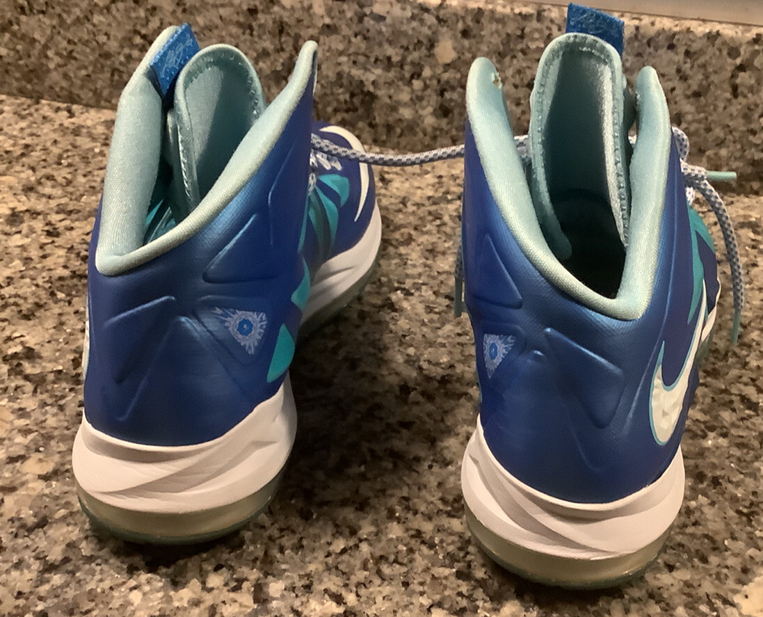Lebron X Blue Diamond NIKE LEBRON X 10 Blue Diamond Windchill