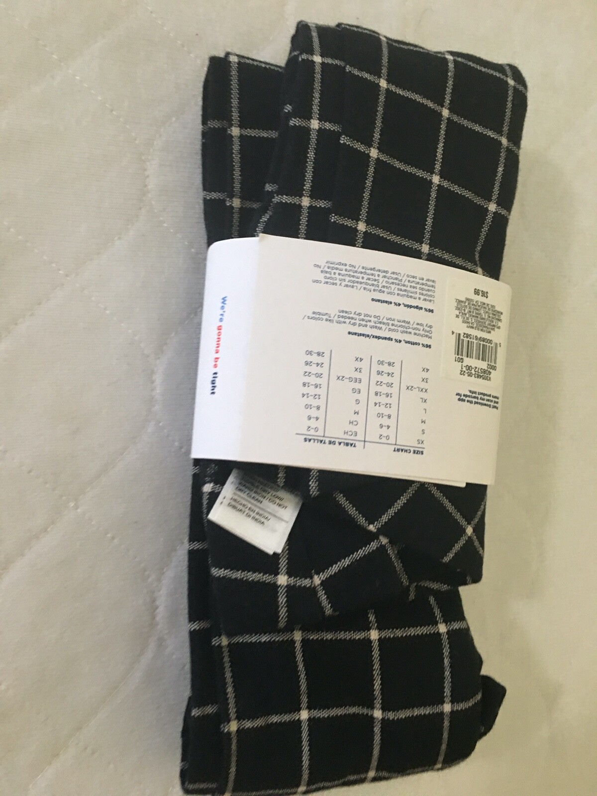 NWT Old Navy Women's Checkers High Rise Jersey Leggings Pants many ...