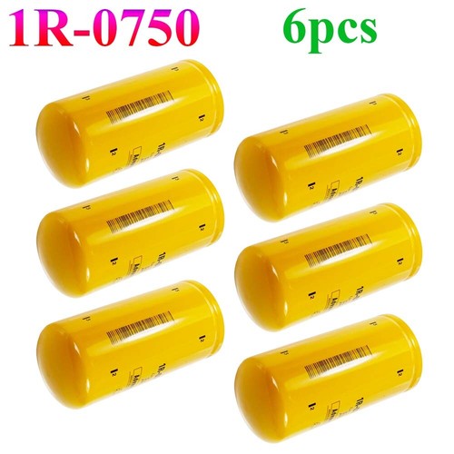 PACK OF 6 NEW For CAT 1R-0750 1R0750 Fits Caterpillar Filter Sealed | eBay