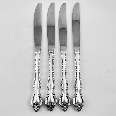International Silver Dinner Knife Countess Silverplate Flatware 4Pc Set ...