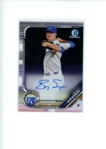 2019 Bowman Chrome Brady Singer #CPA-BS Prospect Autograph Auto | eBay