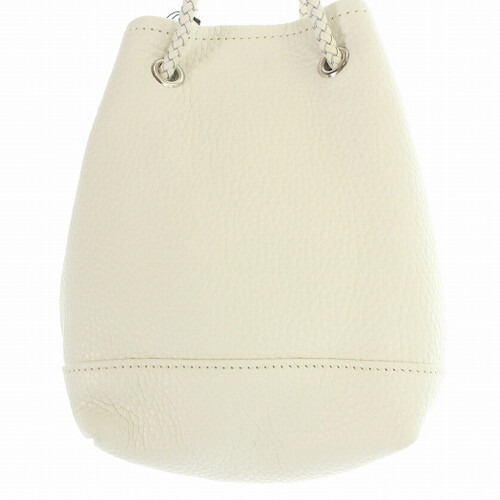 Used Blank 22Ss Framework Hand Ling Mesh Rope Draw S Hand Bag Leather White Sr20 | eBay
