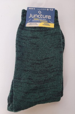 Men’s Juncture Thermal Boot Socks Size 6-12 Green Heather New with Tags ...