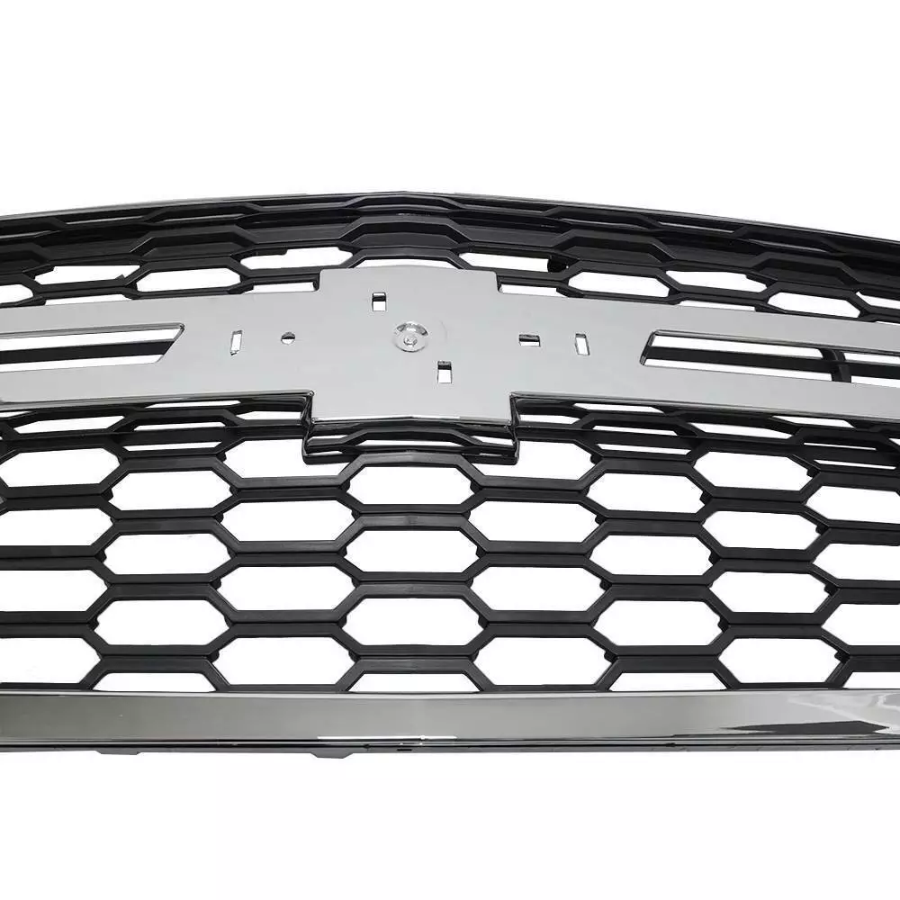 For 2015-2020 Chevrolet Tahoe Suburban Front Upper Grille Chrome&Black ...