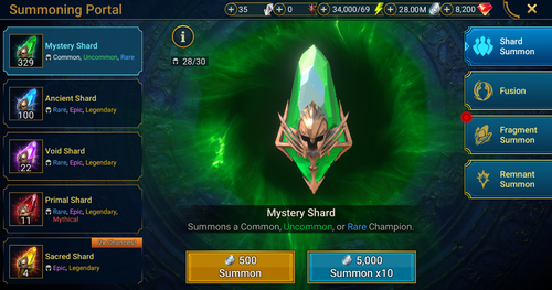 Raid Shadow Legends |Start: 100 Ancient,22 Void,11 Primal,4 Sacred ...