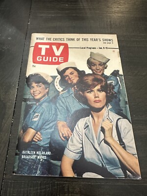 Vintage Magazine TV Guide 1965 Kathleen Nolan and Broadside Waves NJ ...