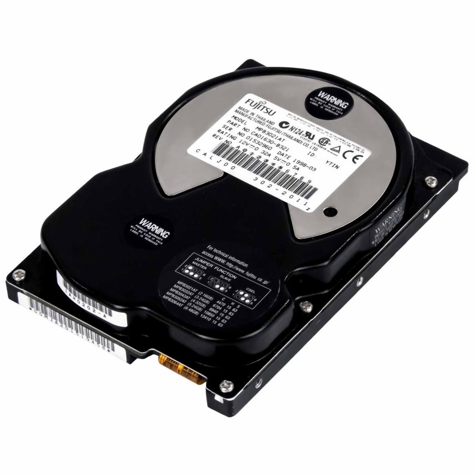Fujitsu MPB3021AT HDD Hard Disk IDE PATA 3.5" 2.1GB EIDE Refurbished ...