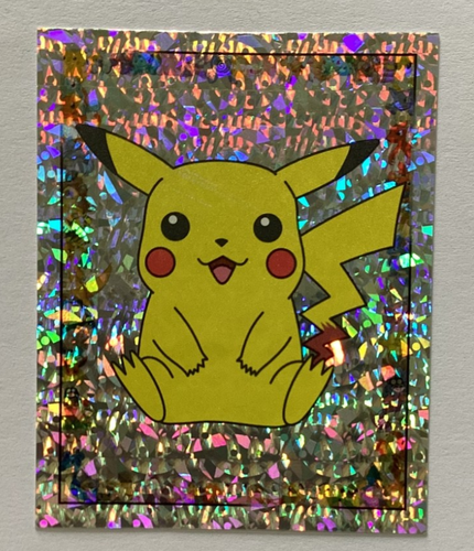Pikachu Sticker MINT 1999 MERLIN POKEMON S1 PIKACHU-PRISM | eBay Australia
