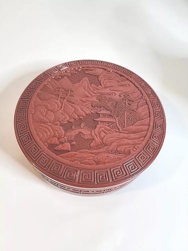 Vintage Japan Synthetic resin Lacquerware Red lacquer-coated ...