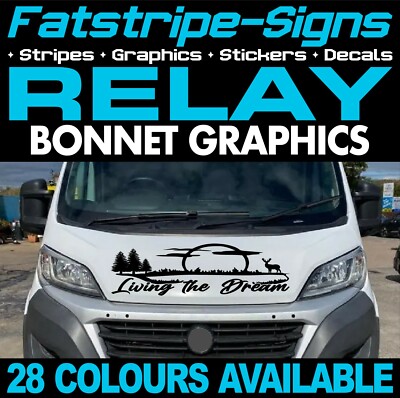 fits Citroen Relay Graphics Stickers Decals Camper Van Motohome LIVING ...