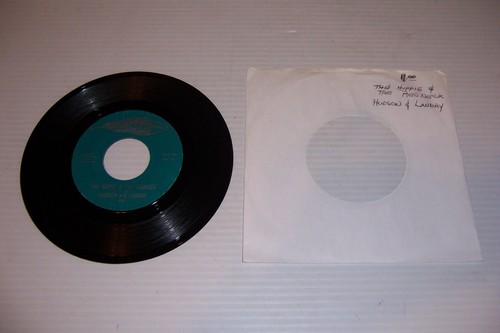 DORE RECORDS HUDSON AND LANDRY THE HIPPIE & THE REDNECK 45 RPM RECORD ...