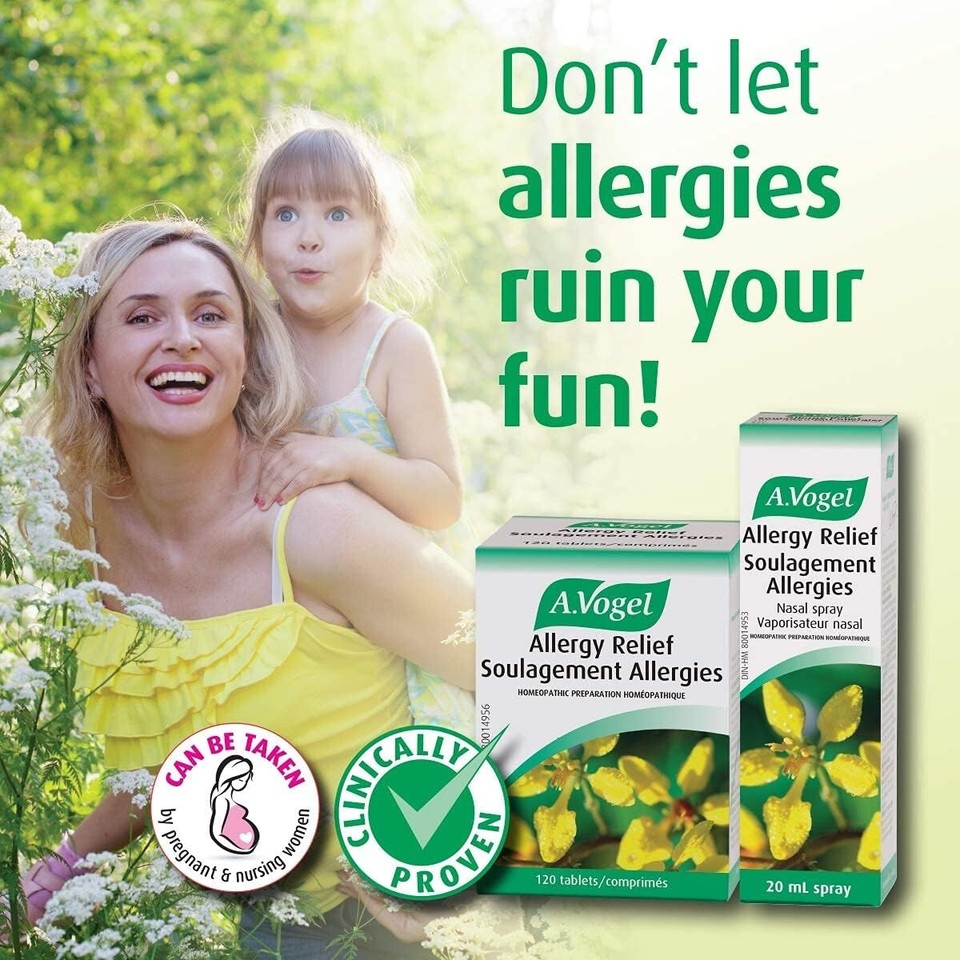 A.Vogel Allergy Relief | Allergy Medication For Sneezing, Itchy Nose ...