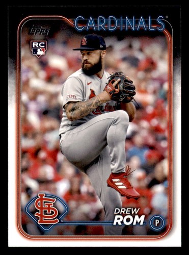 2024 Topps #476 Drew Rom St. Louis Cardinals RC | eBay