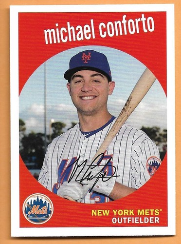 MICHAEL CONFORTO 2018 Topps Archives Baseball Card #76 NEW YORK METS ...