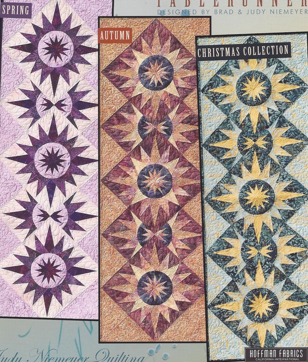 Judy Niemeyer Quilt Patterns ARTIC STAR QUEEN Quilt Pattern By Judy