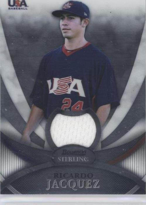 2010 Bowman Sterling - USA Baseball Relics Ricardo Jacquez #USAR-11 ...