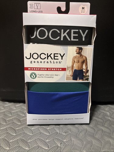 Jockey Generation Microfiber Stretch BOXER BRIEF LONG- LEG Quick Dry ...