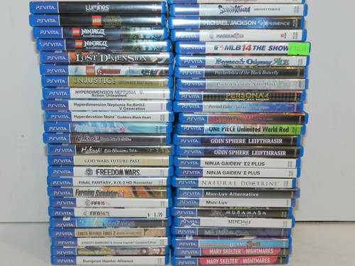 Sony PlayStation Vita PS Vita Video Games Collection You Pick and ...