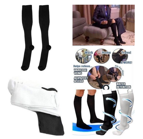 Miracle Flight Travel Compression Socks Unisex Anti Swelling Fatigue ...
