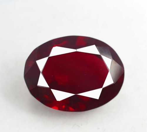 Natural 12.50 Ct Mogok Deep Blood Red Ruby Certified 15x11 mm Stunning ...