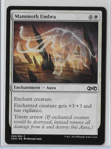 MTG Mammoth Umbra Ultimate Masters (UMA) Common Magic Card #024/254 ...