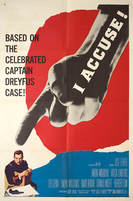 I Accuse! 1958 U.S. One Sheet Poster | eBay