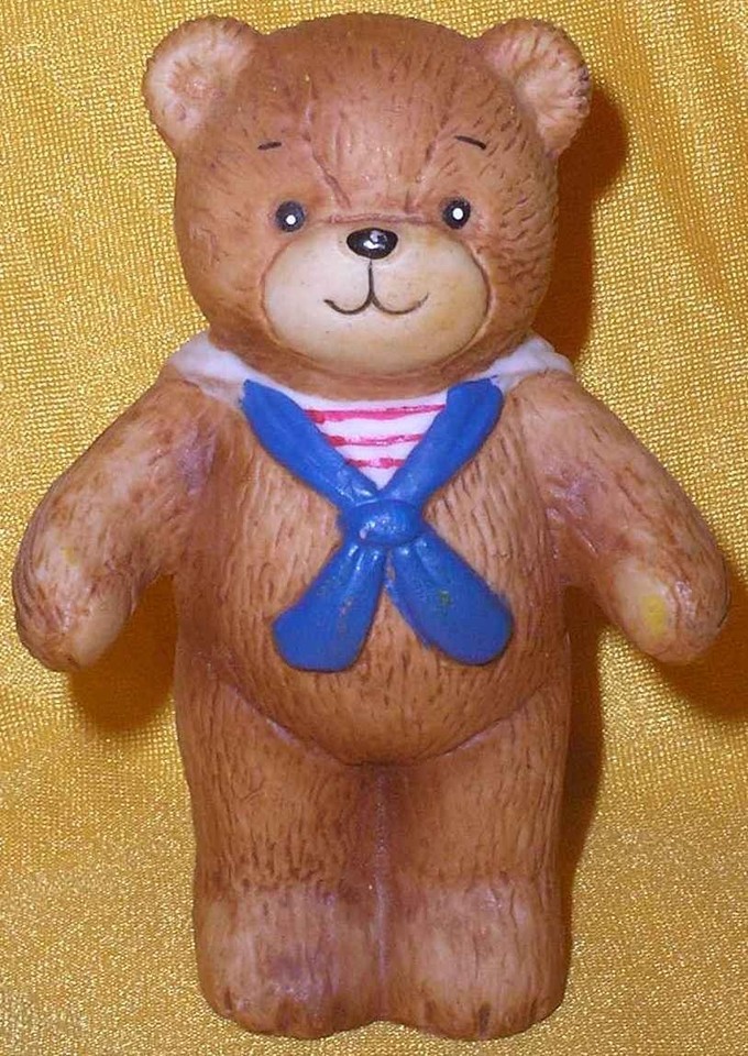 Adorable Porcelain Lucy Rigg RIGGLETS Teddy Bear Sailor Figurine 1979 ...