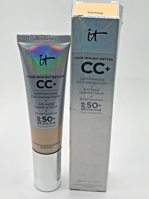 NEW IT Cosmetics CC+ Cream with SPF 50+ Color:Fair Ivory 32 ml | eBay