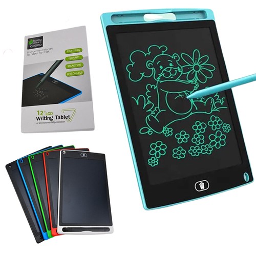 12" LCD Writing Tablet Drawing Board Pad Digital Painting Graphics Kids ...